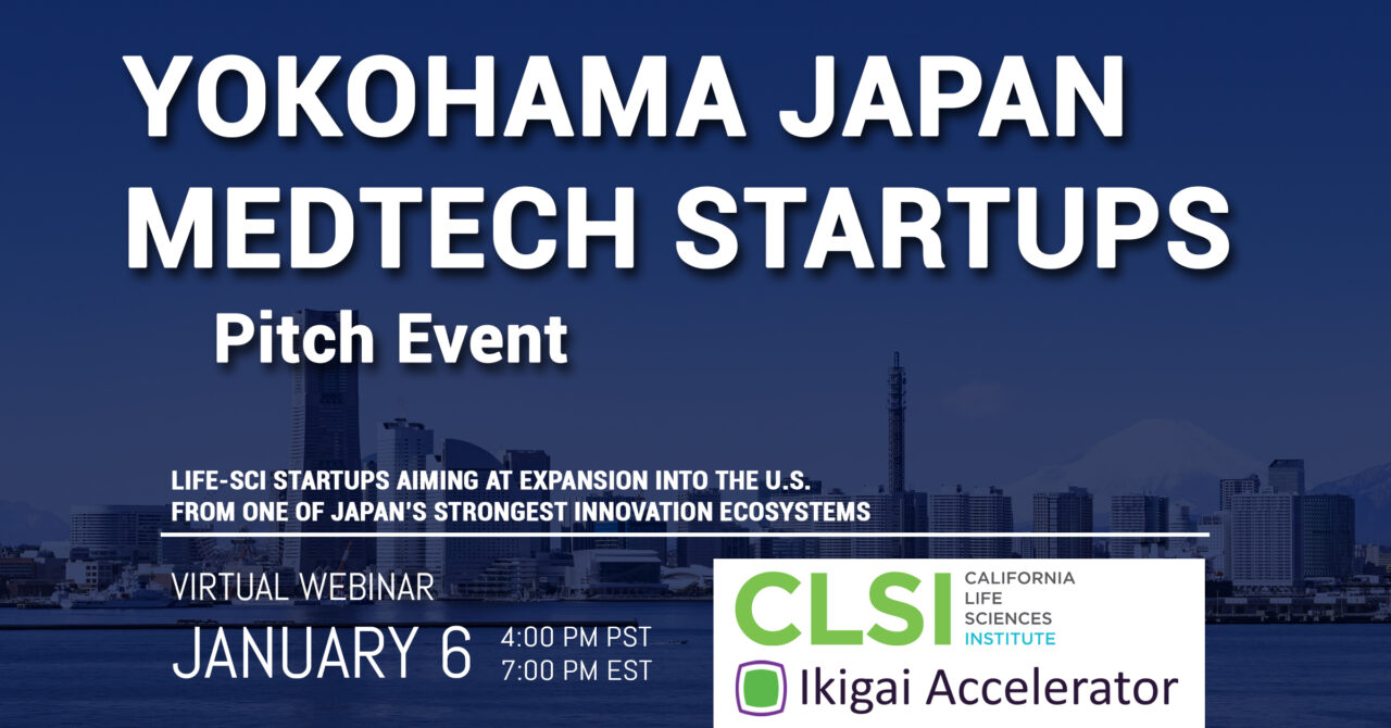 Yokohama Japan MedTech Startups Pitch Event - January 6, 2021
